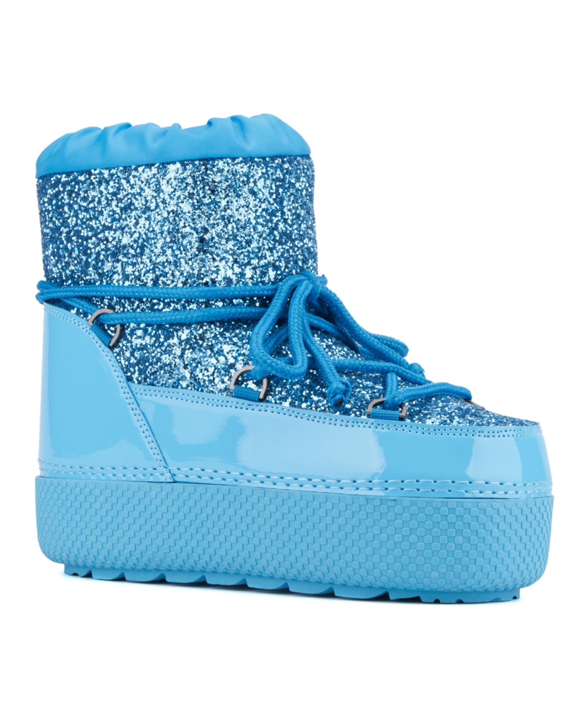 Olivia Miller Womens Eclipse Cozy Boots - Blue