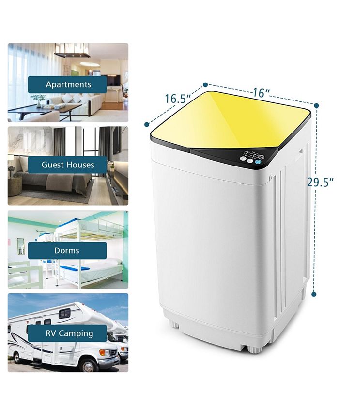 Slickblue Full-Automatic Washing Machine with Built-in Barrel For ...