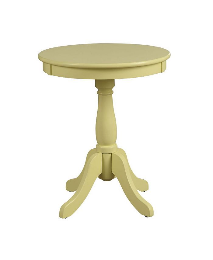 Simplie Fun Alger Side Table in Light Yellow - Macy's