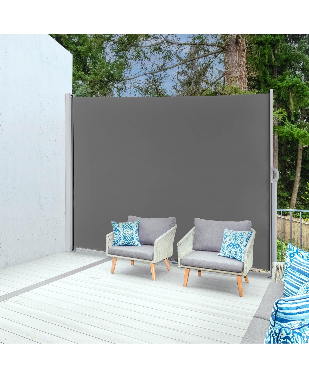 Click here for 119x71 In Outdoor Retractable Side Awning Folding... prices