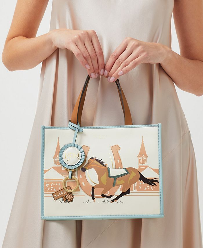 Radley London Kentucky Derby SS24 Small Zippered Leather Tote - Macy's