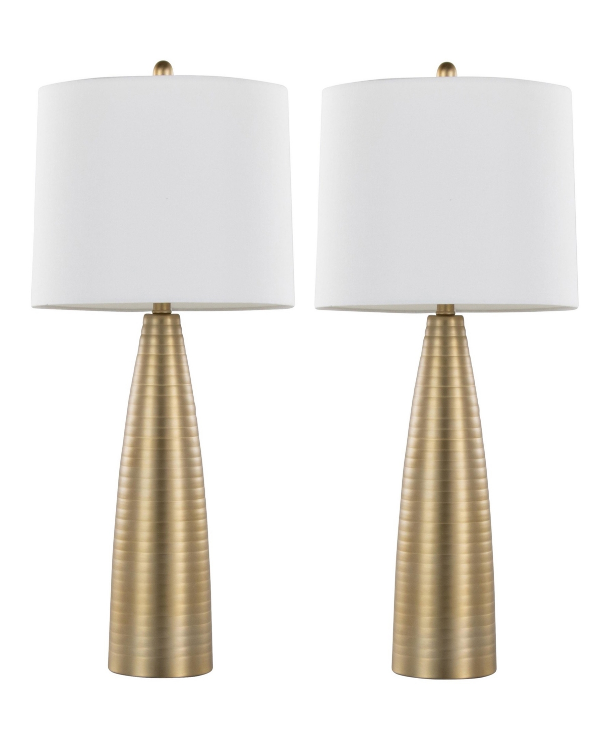 Click here for Lumisource Maya 27 Contemporary Metal - Set of 2 T... prices