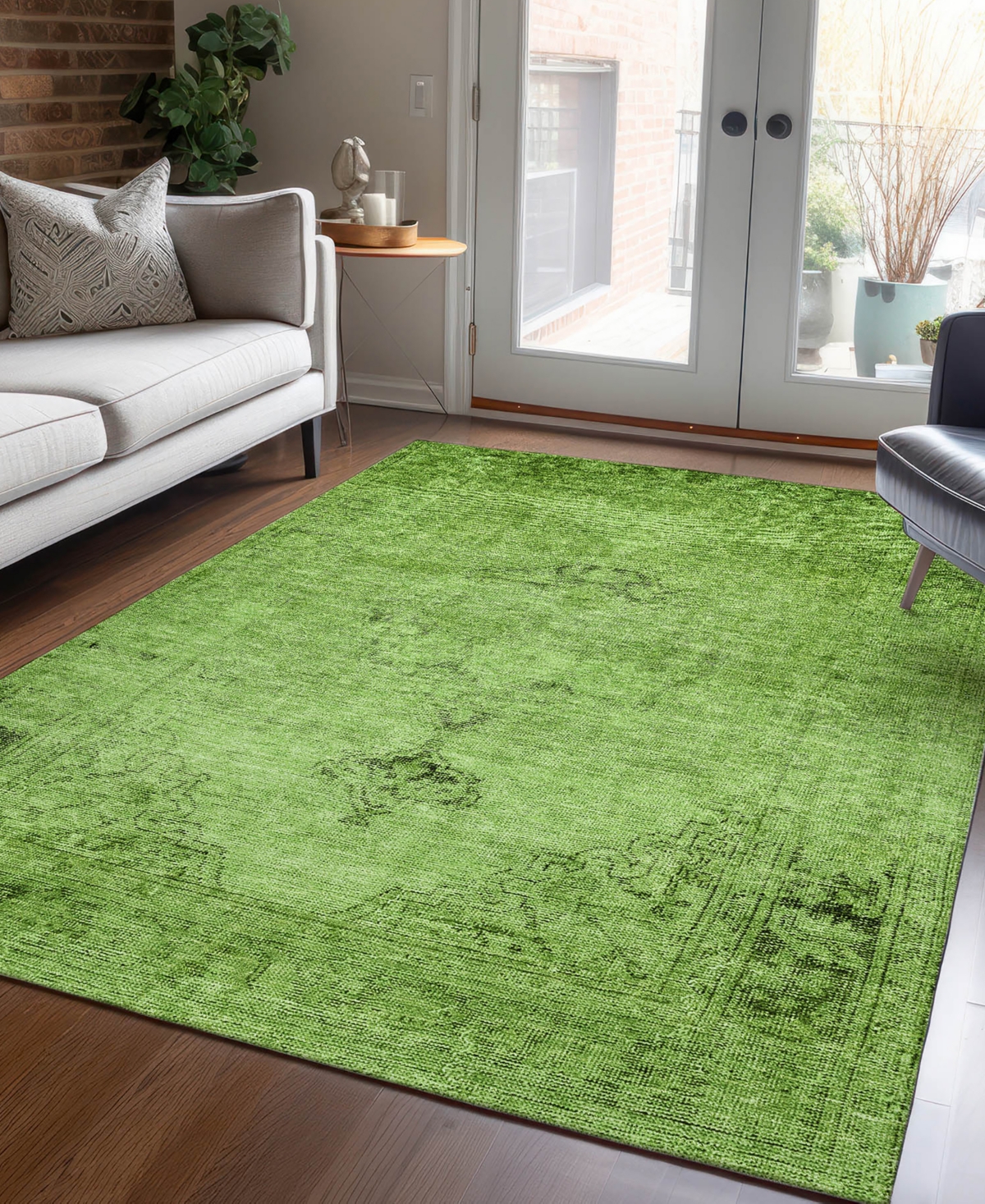 Addison Chantille Acn658 3'x5' Area Rug In Moss | ModeSens