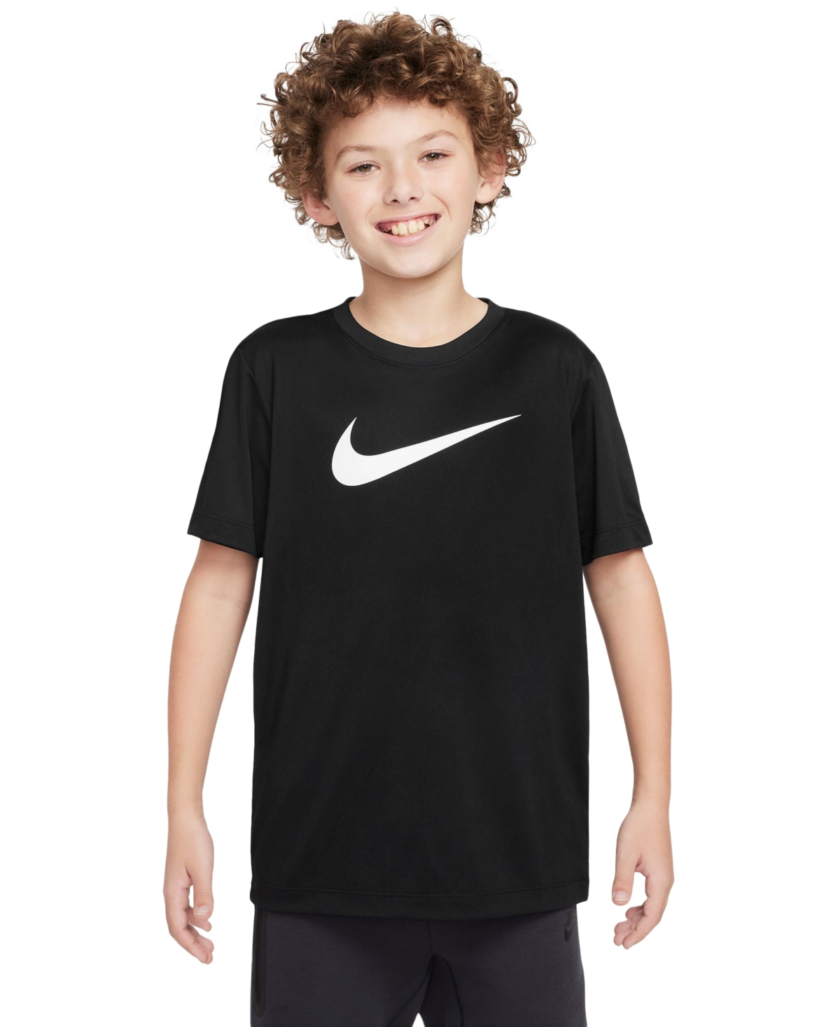 Click here for Nike Big Kids Legend Swoosh-Logo Crewneck Dri-fit... prices