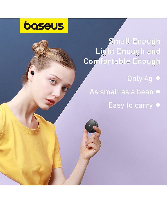 Baseus Bowie WM01 True Wireless Earbuds Bluetooth Headphones - White ...