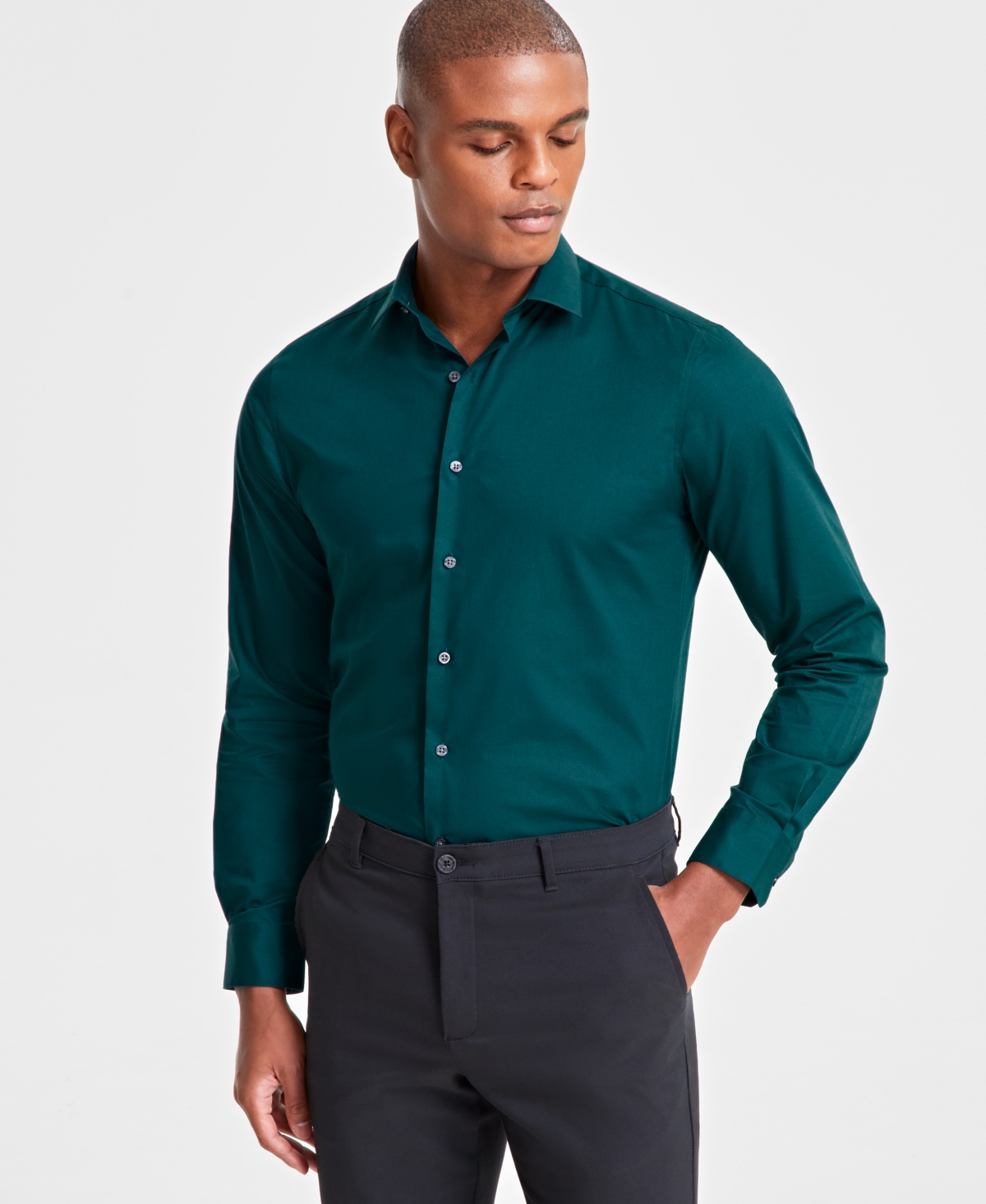 Click here for Alfani Mens Slim-Fit Solid Dress Shirt  Created fo... prices