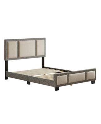 Boyd Sleep Triptych Upholstered Platform Bed Frame - Macy's