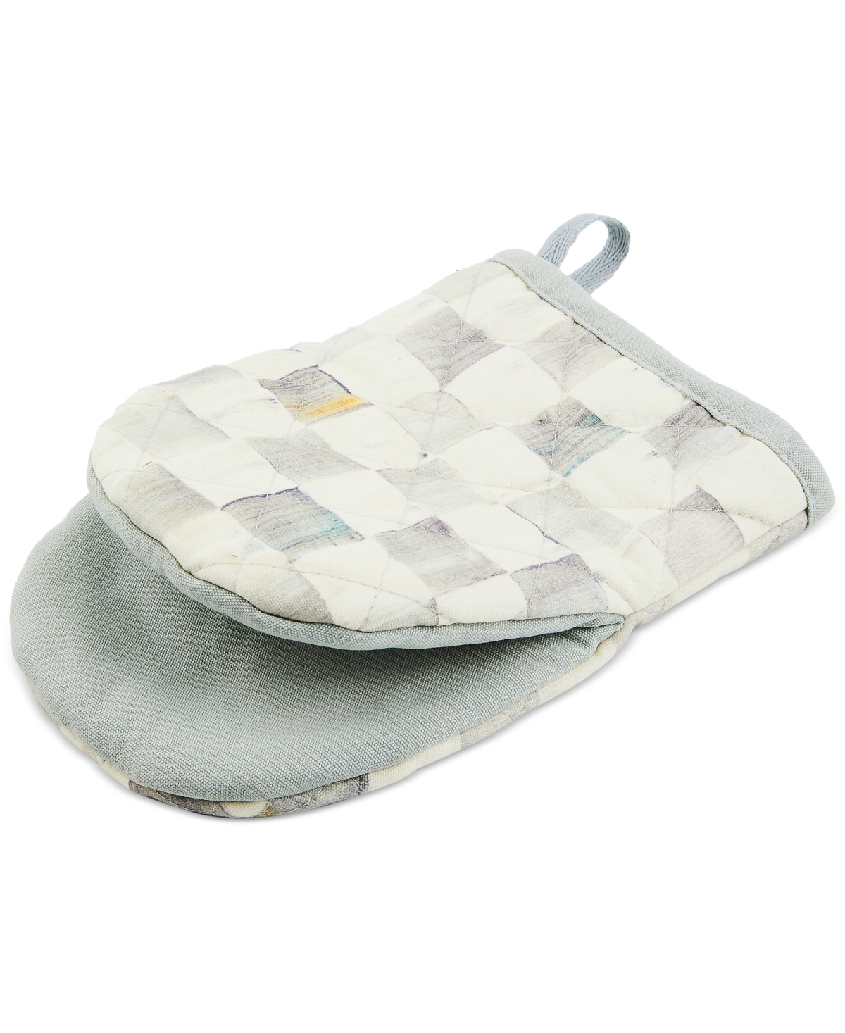 Click here for Mackenzie-Childs Sterling Check Mini Oven Mitt prices