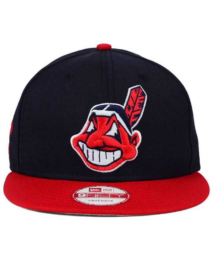 New Era Cleveland Indians 2-Tone Link 9FIFTY Snapback Cap - Macy's
