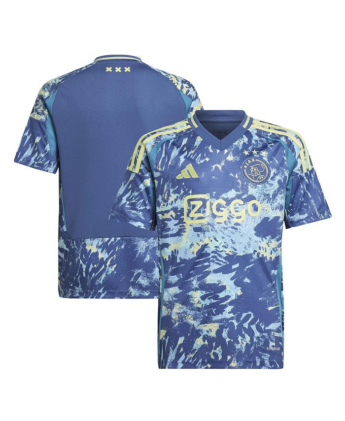 adidas Big Boys and Girls Blue Ajax 2024/25 Away Replica Jersey - Macy's
