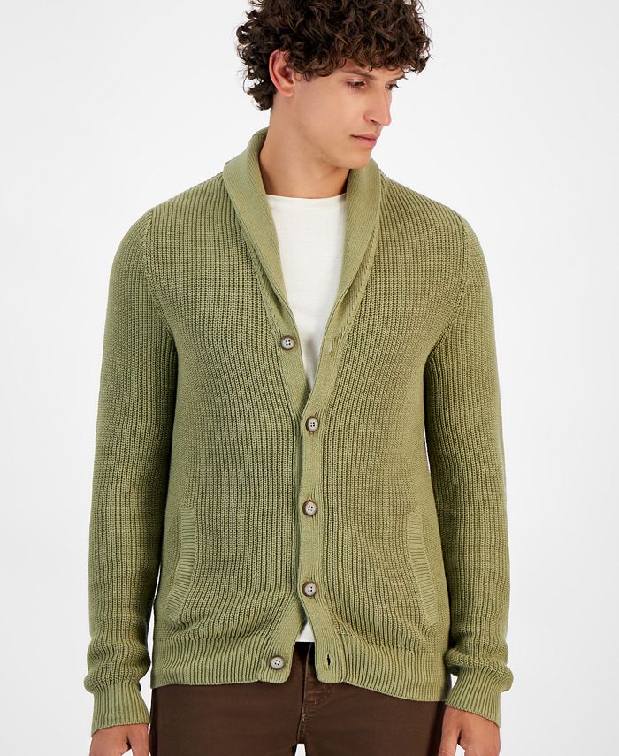 Sun + Stone Men's Alvin Cardigan Sweater, Created for Macy's - Macy's