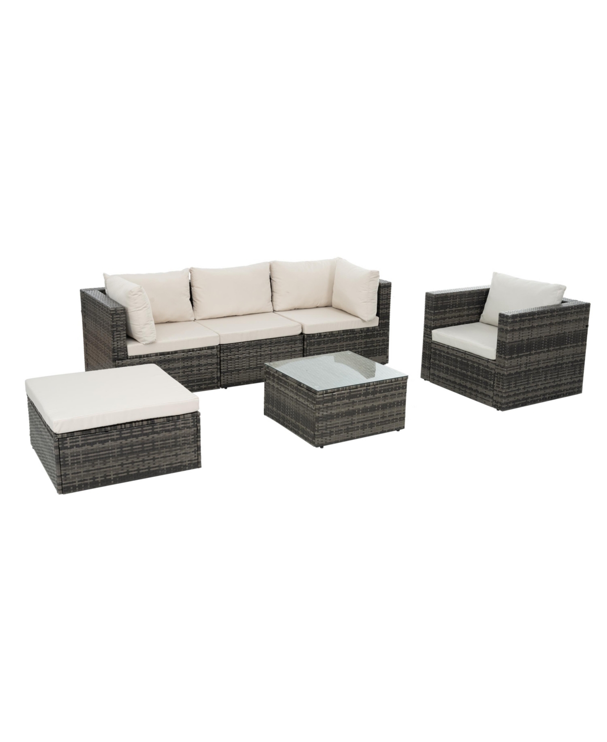 Click here for Streamdale Premium Patio Furniture Set Pe Wicker... prices