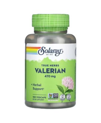Solaray True Herbs Valerian 470 mg - 180 VegCaps - Macy's