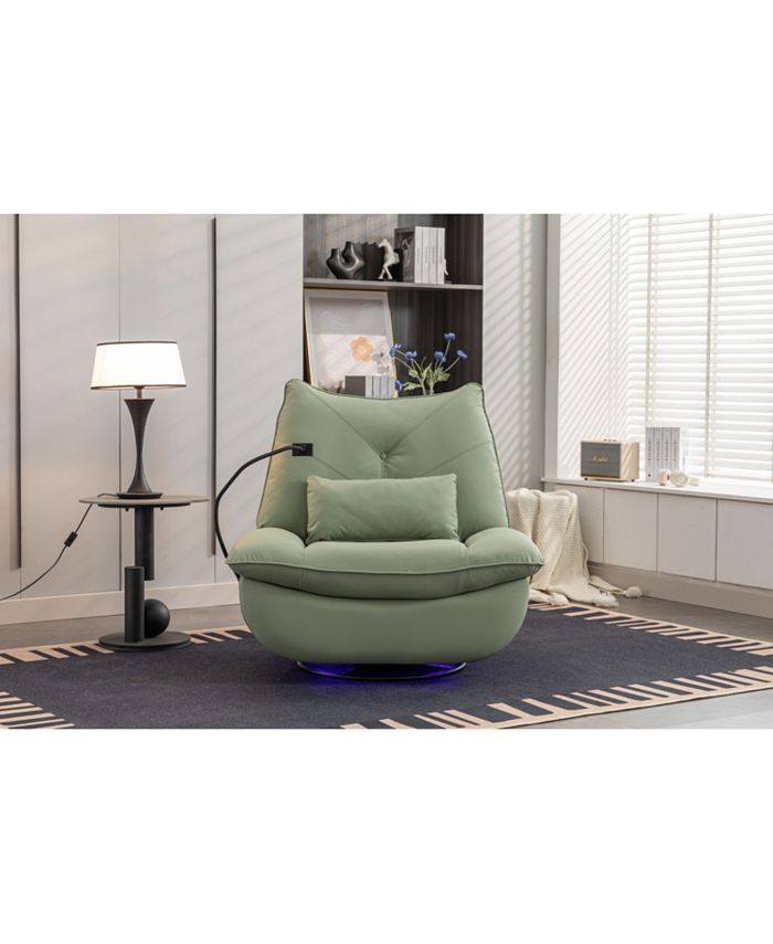 Simplie Fun Smart Recliner Chair with Phone Holder, Bluetooth Speaker ...