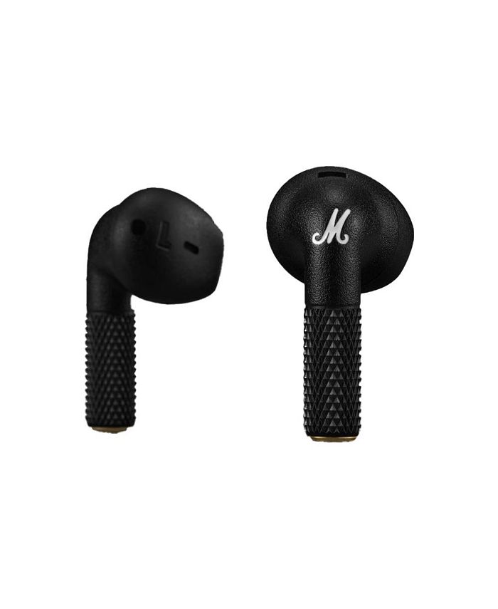 Marshall Minor IV Wireless Earbuds - Black - Macy's
