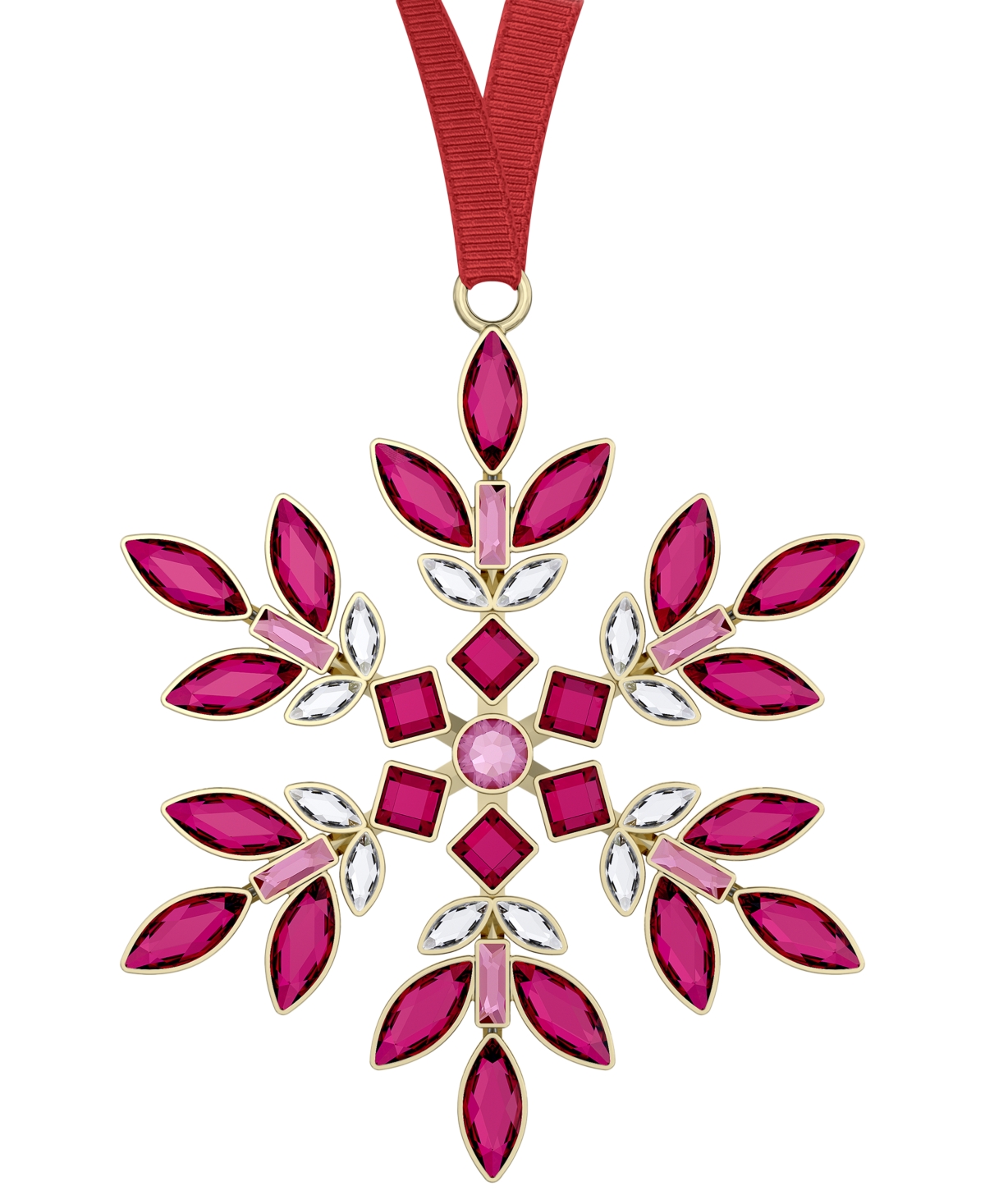 Click here for Swarovski Gold Tone Crystal Hanging Snowflake Orna... prices