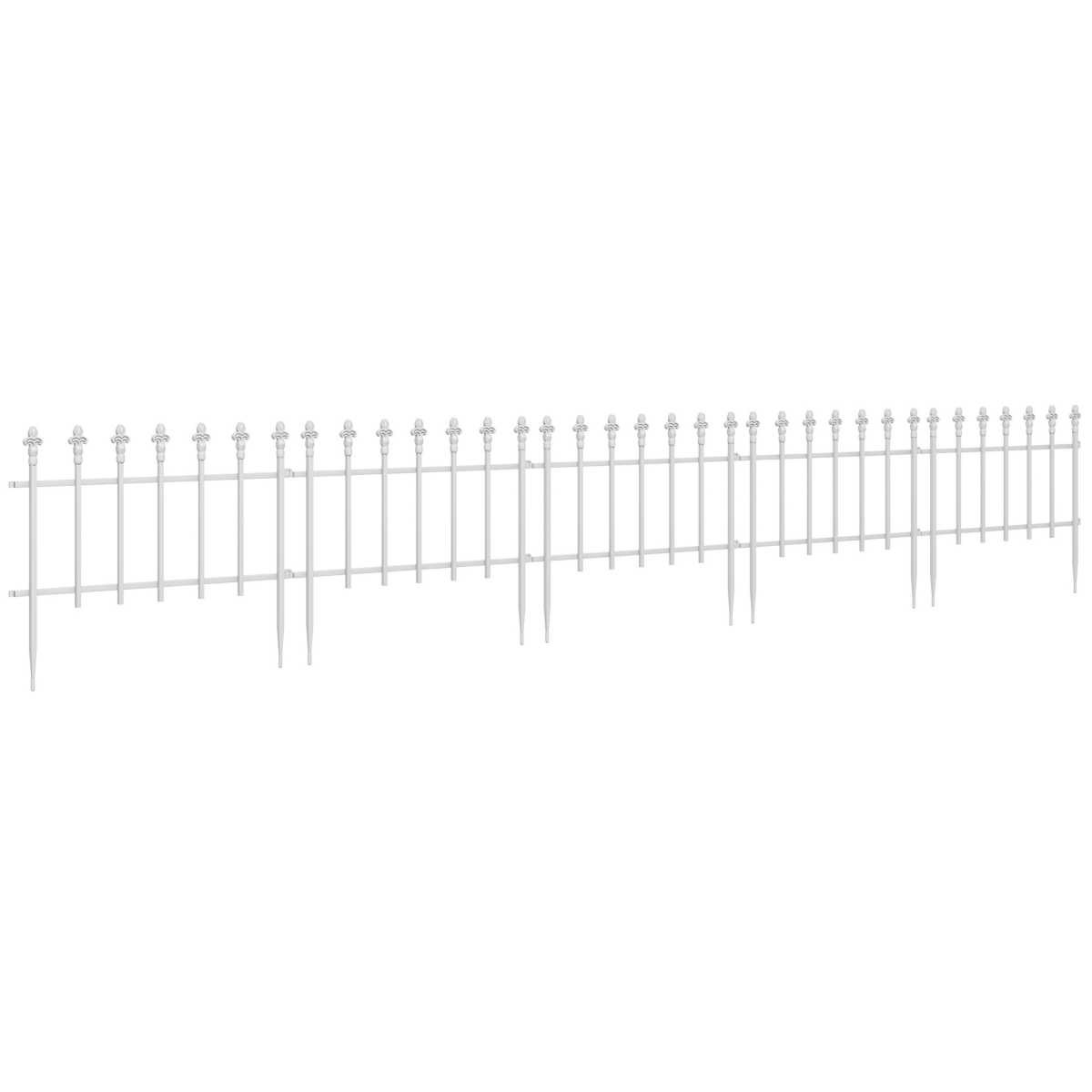 Click here for Outsunny 9.2 Garden Fence Border Edging  Pack of 5... prices
