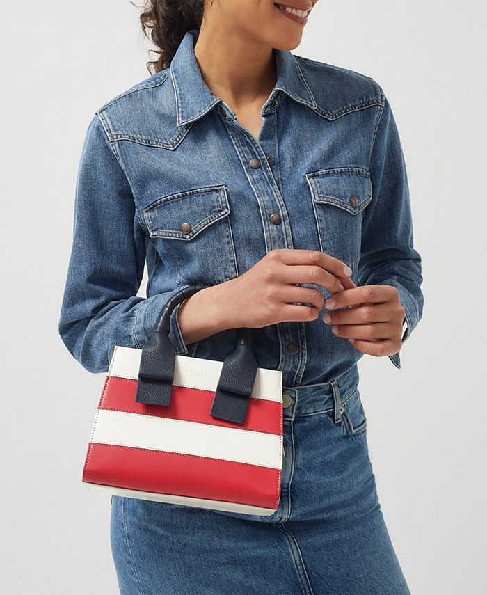 Radley London Finch Lane Stripe Small Ziptop Grab - Macy's