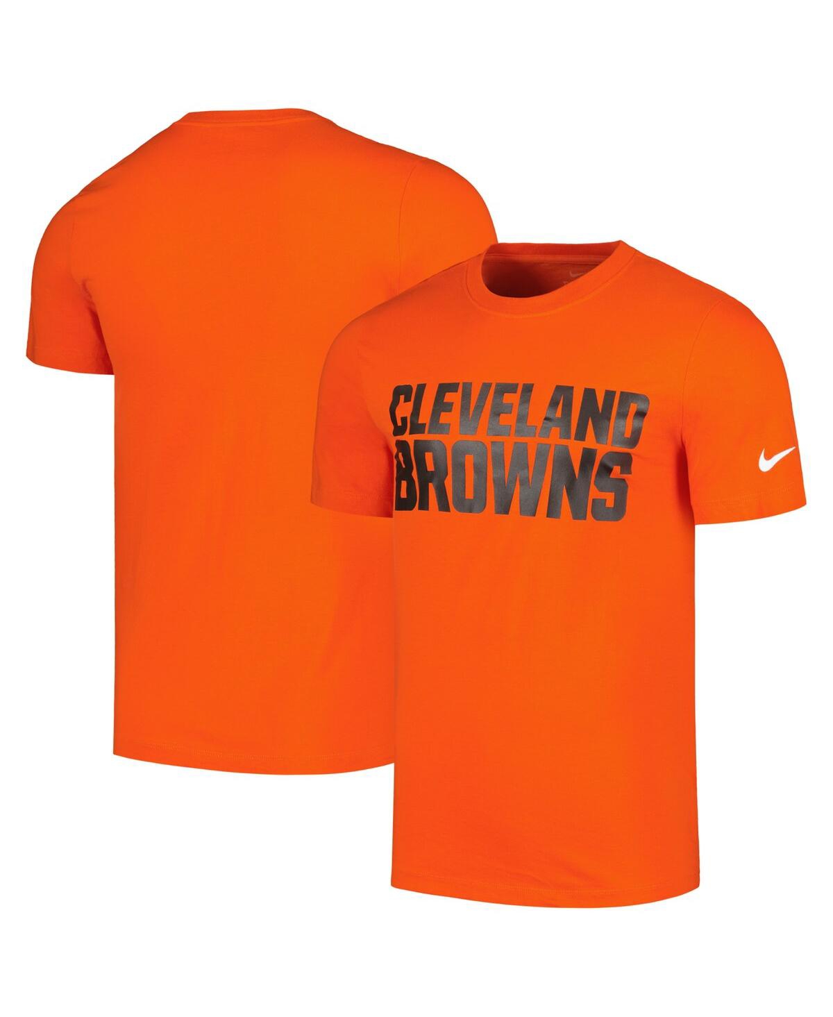 Click here for Nike Mens Orange Cleveland Browns Primetime Wordma... prices