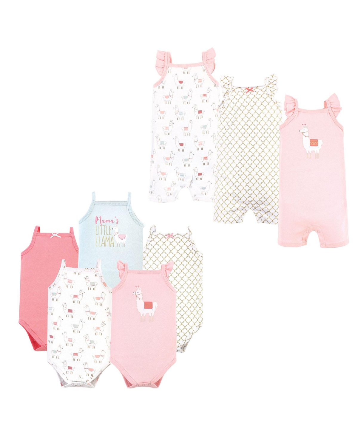 Click here for Hudson Baby Baby Girls Hudson 8Pc Bodysuits and Ro... prices