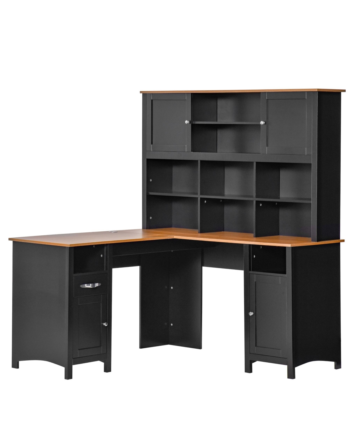 Click here for Homcom Minimalist L-Shaped Desk w/ Large Tabletop... prices