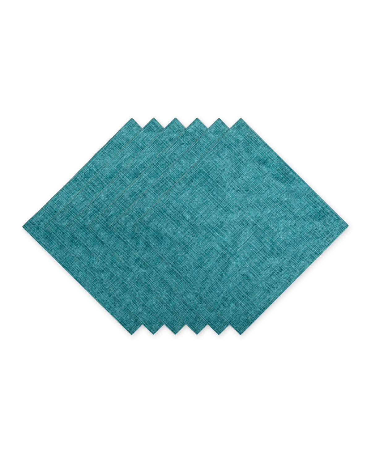 Click here for Design Imports Variegated Napkin Set of 6 - Teal prices