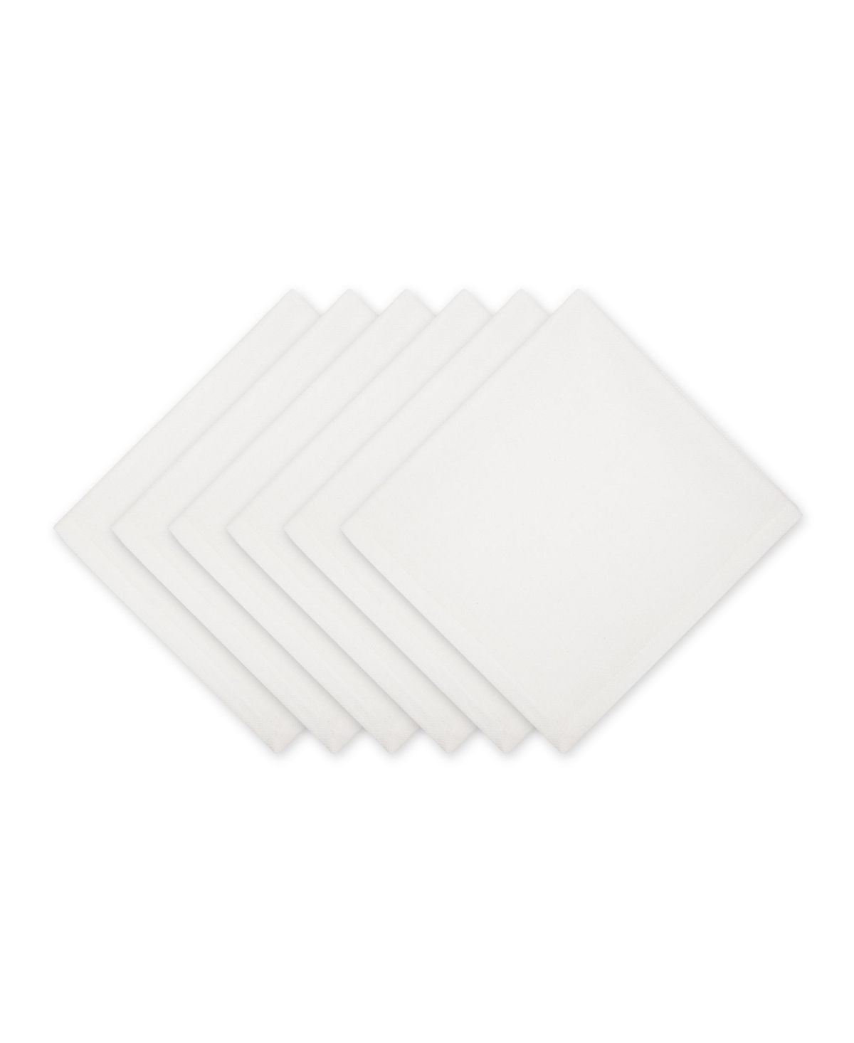 Click here for Design Imports Variegated Napkin Set of 6 - Off-Wh... prices