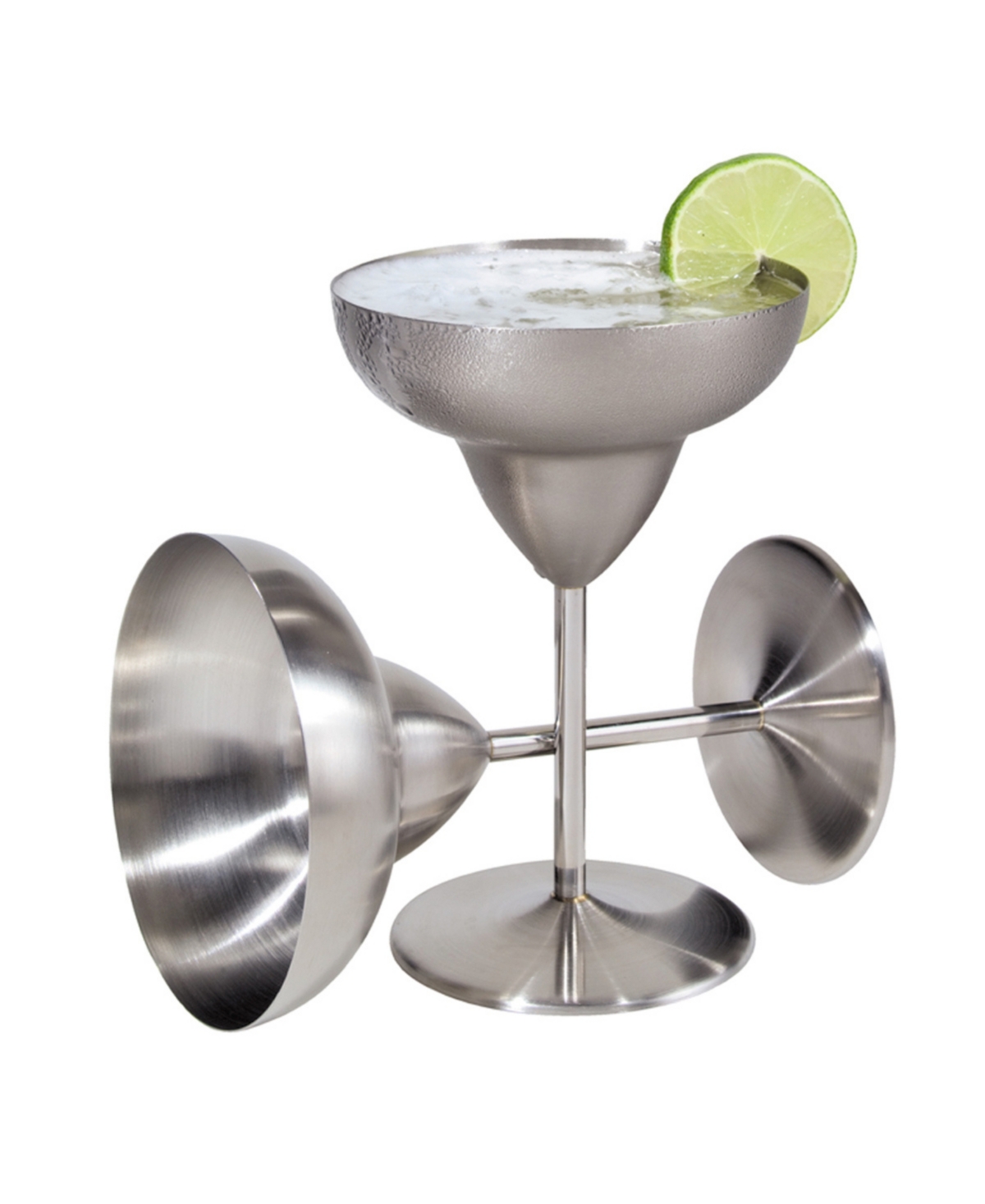 Click here for Oggi 12oz  Set of 2 Stainless Steel Margarita Glas... prices