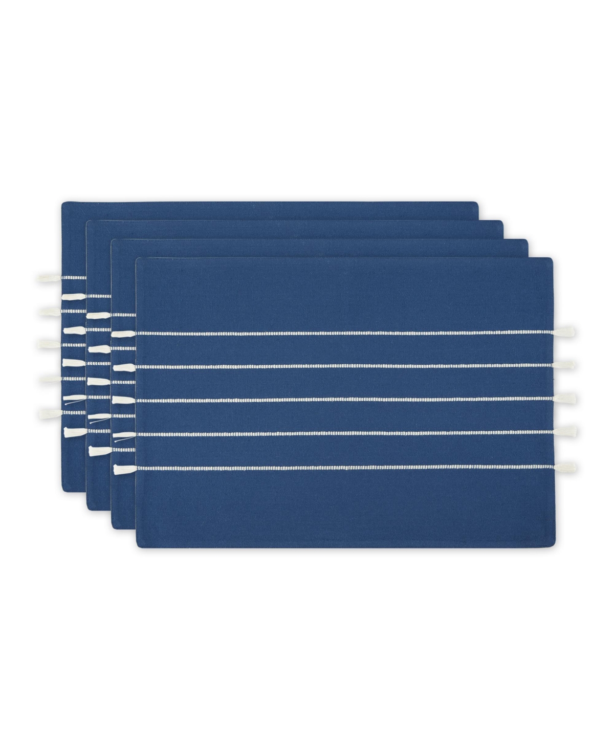 Click here for Design Imports Stripe Tassel Placemat Set of 4 - N... prices