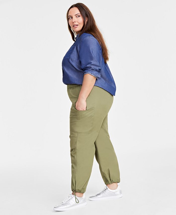 On 34th Trendy Plus Size Utility Pants, Created for Macy's - Macy's