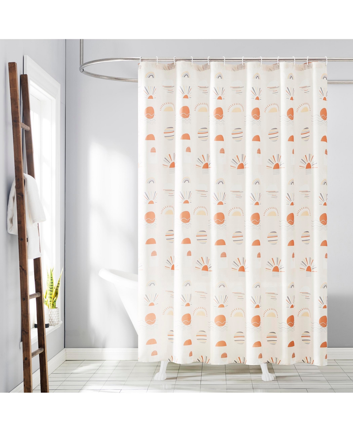 Click here for Sunburst 13-Piece Boho Print Shower Curtain Set -... prices