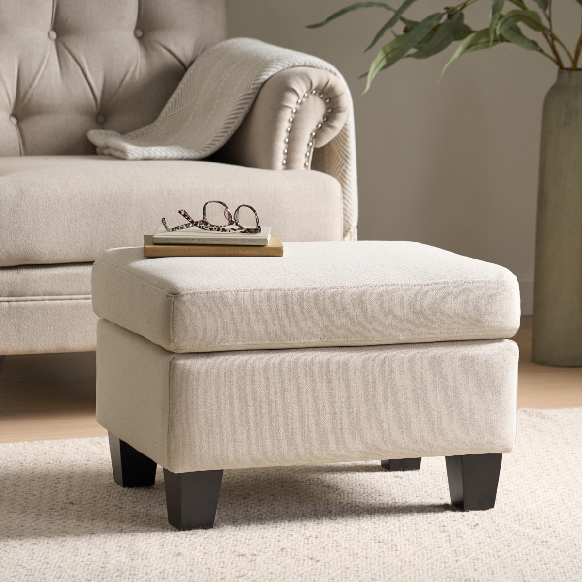 Click here for Streamdale Cozy and Chic Ottoman Upholstered Elega... prices