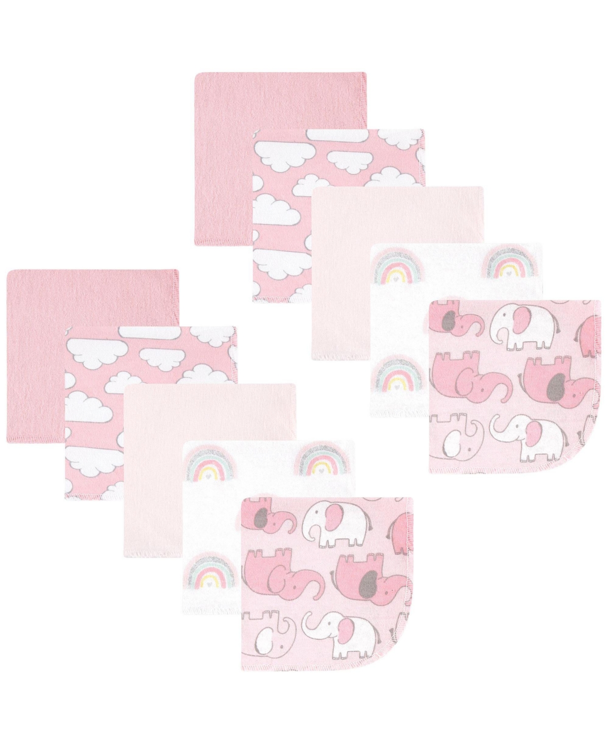 Click here for Hudson Baby Girls 10Pk Flannel Washcloths (Cotton... prices