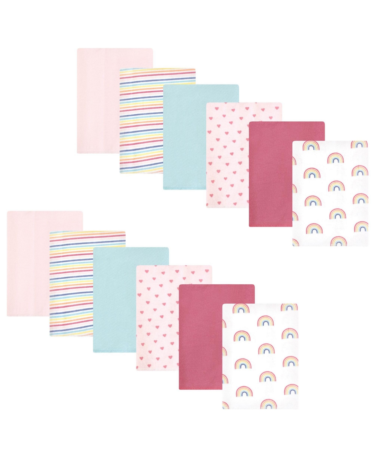Click here for Hudson Baby Girls 12Pk Flannel Burp Cloth (Cotton... prices