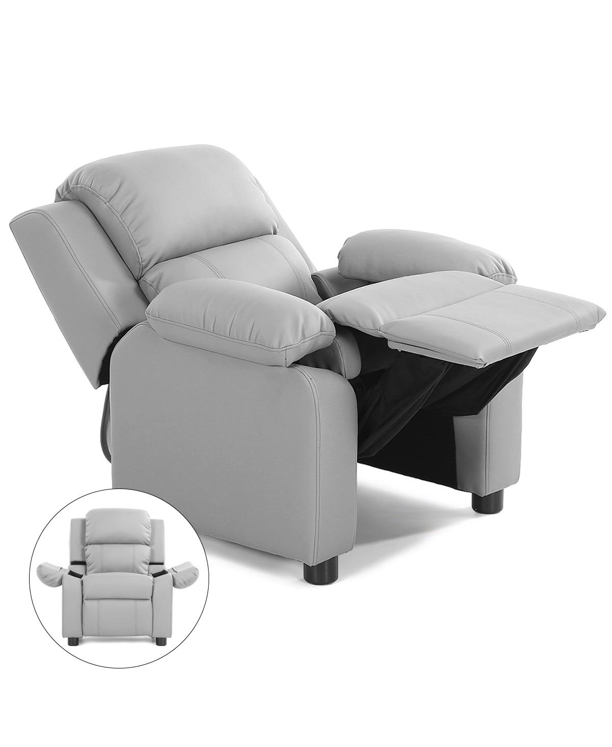 Click here for Costway Deluxe Padded Kids Sofa Armchair Recliner... prices