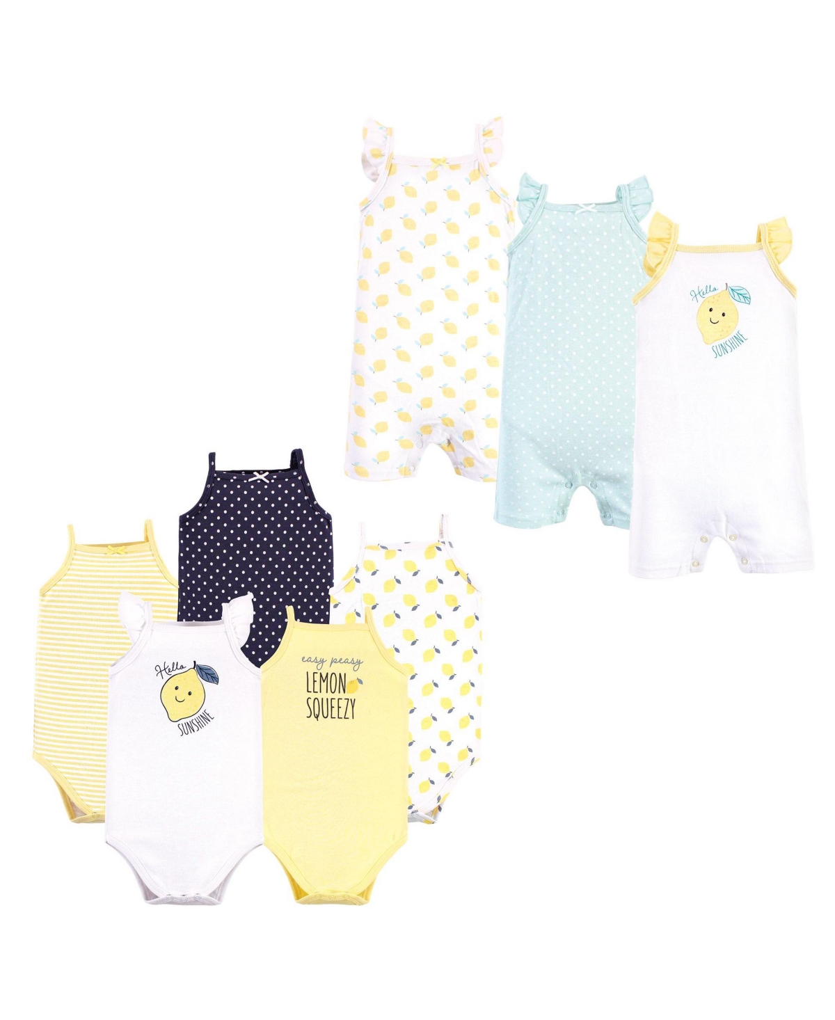 Click here for Hudson Baby Baby Girls Hudson 8Pc Bodysuits and Ro... prices