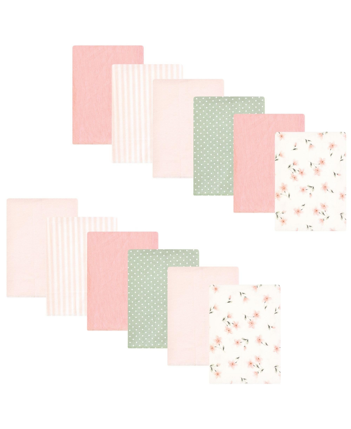 Click here for Hudson Baby Girls 12Pk Flannel Burp Cloth (Cotton... prices