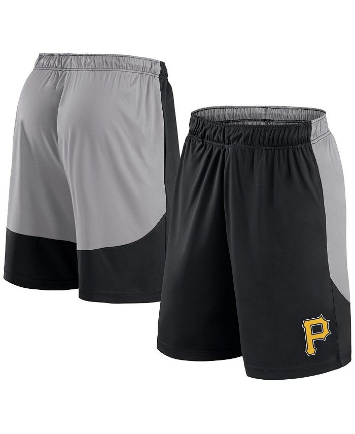 Fanatics Men's Black/Gray Pittsburgh Pirates Go Hard Shorts - Macy's