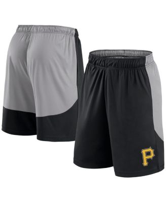 Fanatics Men's Black/Gray Pittsburgh Pirates Go Hard Shorts - Macy's
