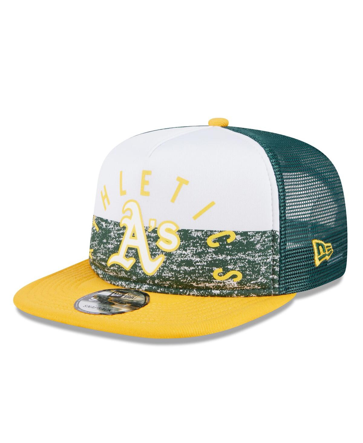 Click here for New Era Mens White/Gold Oakland Athletics Team Foa... prices