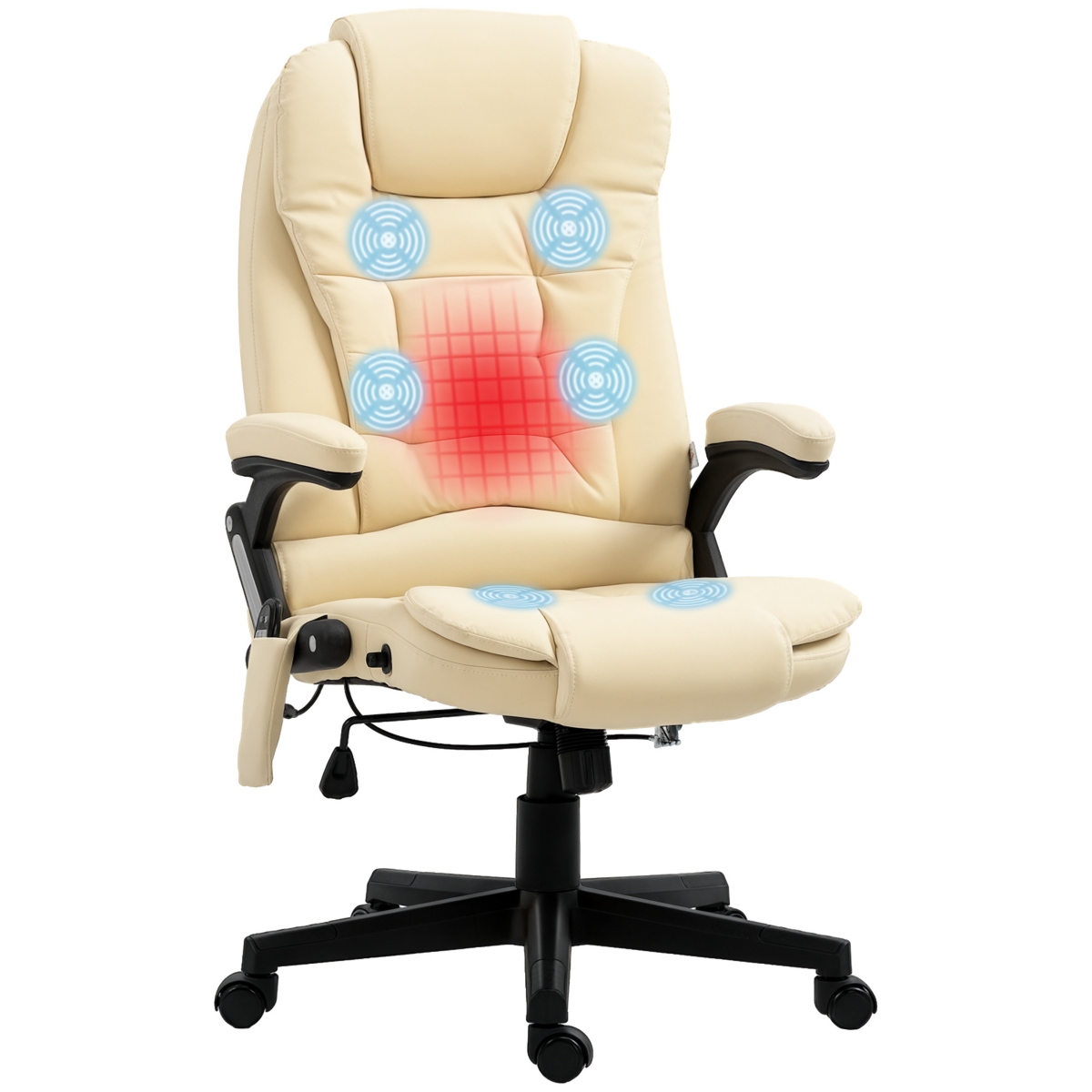 Click here for Homcom High-Back Vibration Massage Chair  Heating... prices