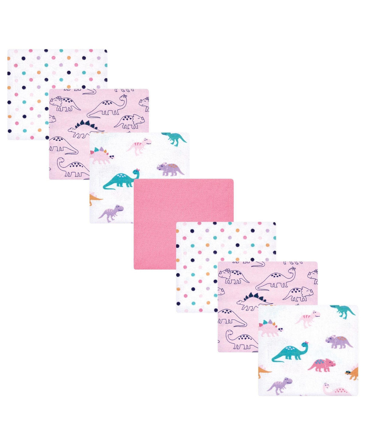 Click here for Hudson Baby Girls Seven-Count Cotton Flannel Recei... prices