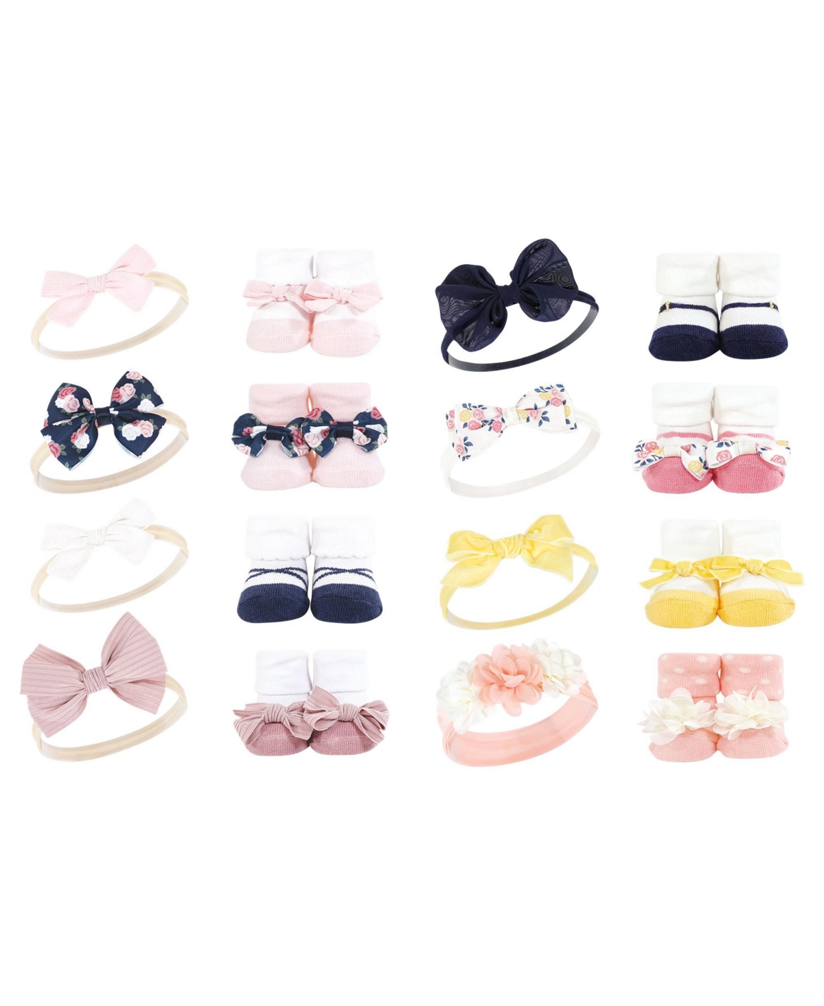 Click here for Hudson Baby Infant Girl 16Pc Headband and Socks -... prices