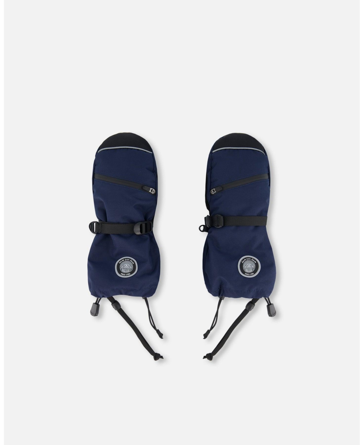 Click here for Deux par Deux Kids Unisex Technical Mittens Navy -... prices