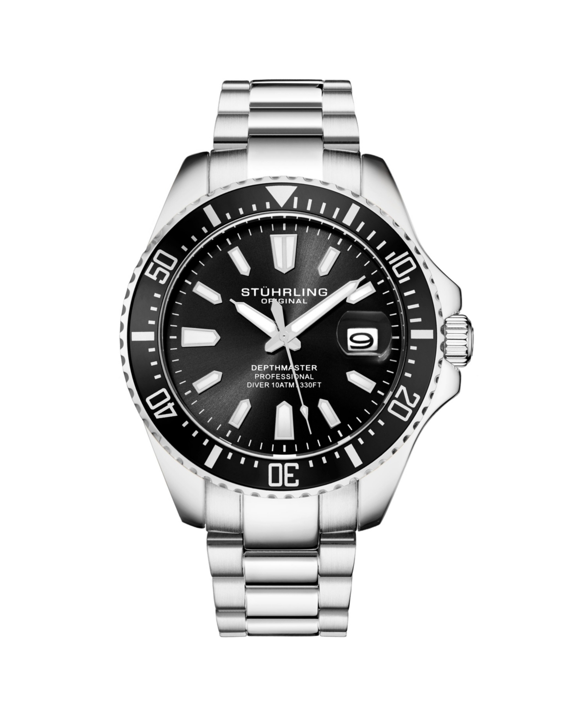 Click here for Stuhrling Depthmaster 3950A Quartz 42mm Diver Watc... prices