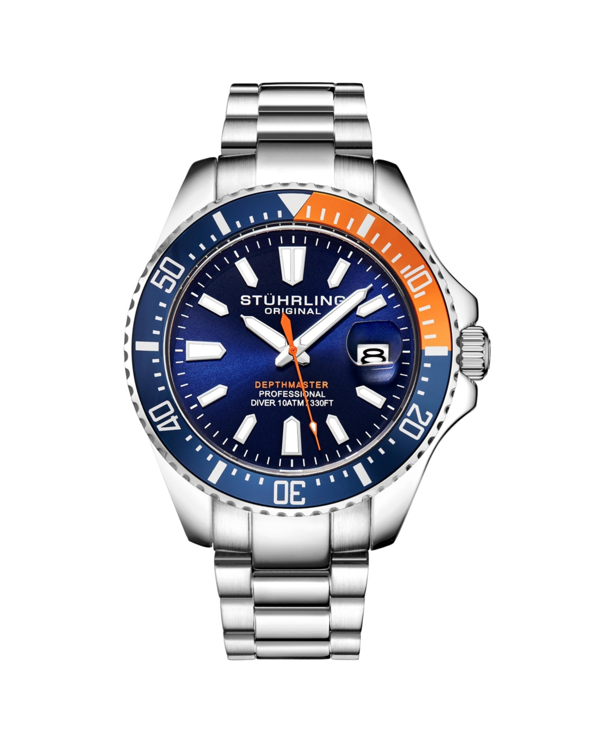 Click here for Stuhrling Depthmaster 3950A Quartz 42mm Diver Watc... prices