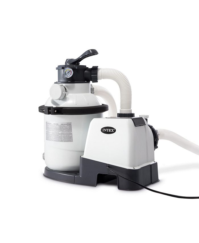 Intex Krystal Clear 1500 GPH Sand Filter Pump for Above Ground Swimming ...