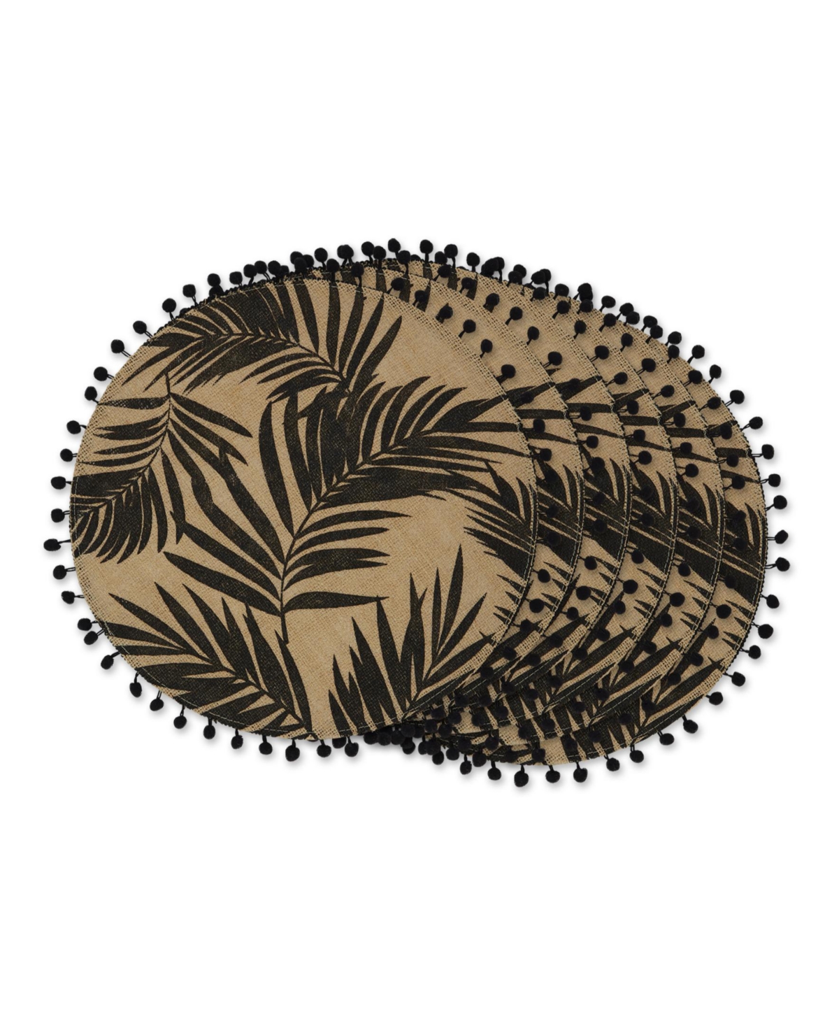 Click here for Design Imports Fern Print Round Placemat Set of 6... prices