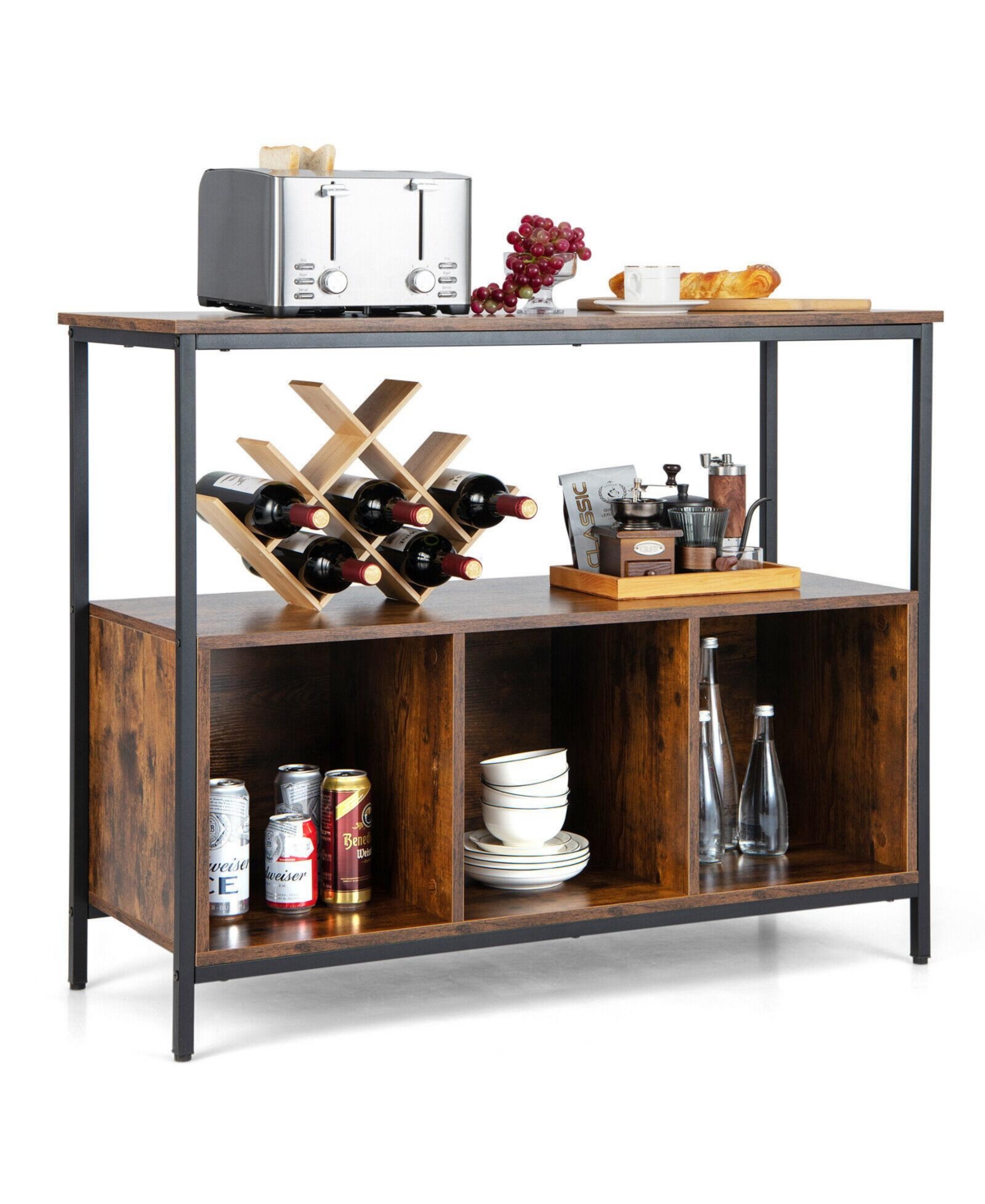 Click here for Sugift Modern Kitchen Buffet Sideboard with 3 Comp... prices