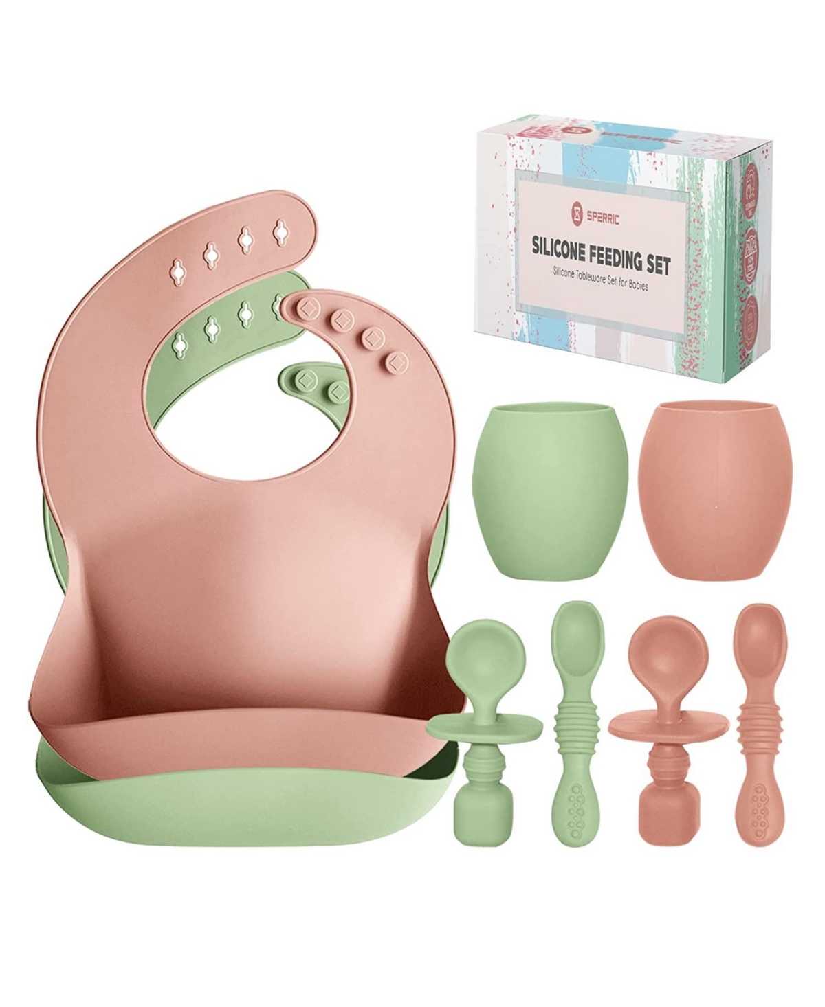 Click here for Sperric Toddler Silicone Feeding Set Led Weaning U... prices